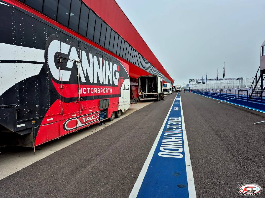 El primer auto de TC ya se instaló en Termas